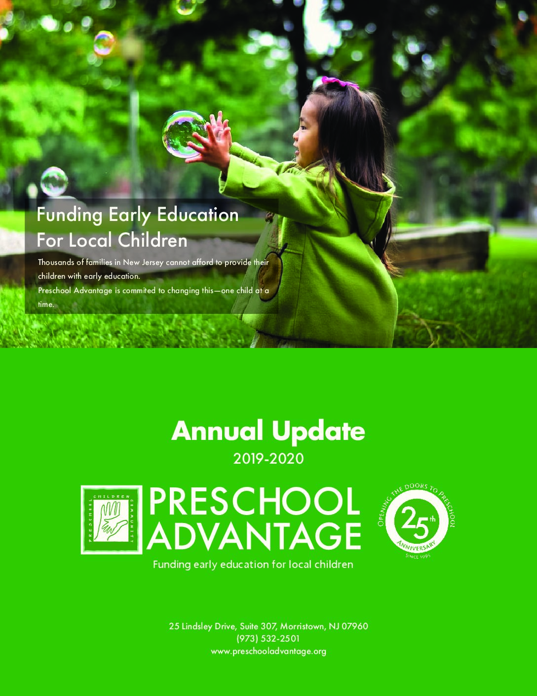 Annual Updates & Documents - Preschool Advantage